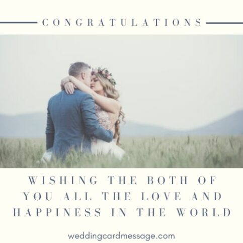 81 Wedding Congratulations Messages - Wedding Card Message
