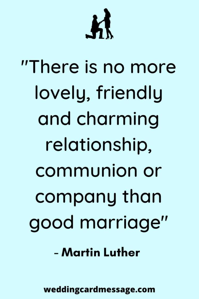 42 Inspirational Quotes about Marriage and Love - Wedding Card Message