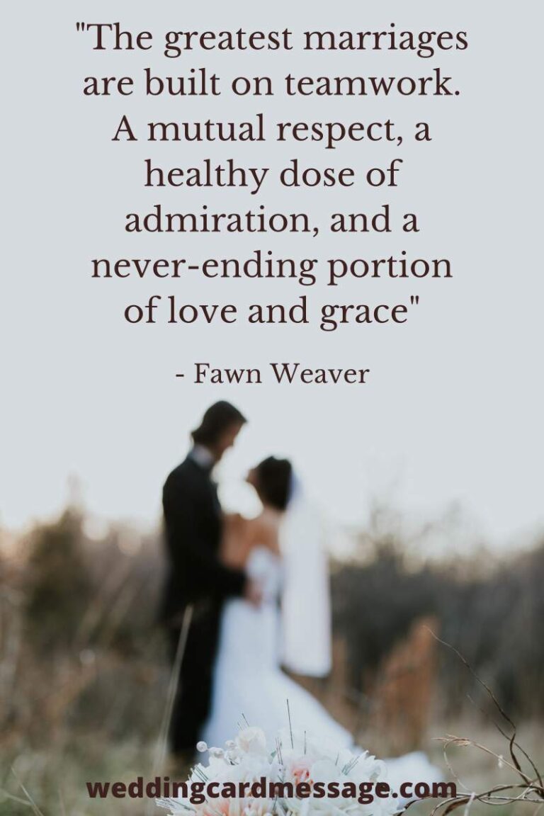 42 Inspirational Quotes about Marriage and Love - Wedding Card Message