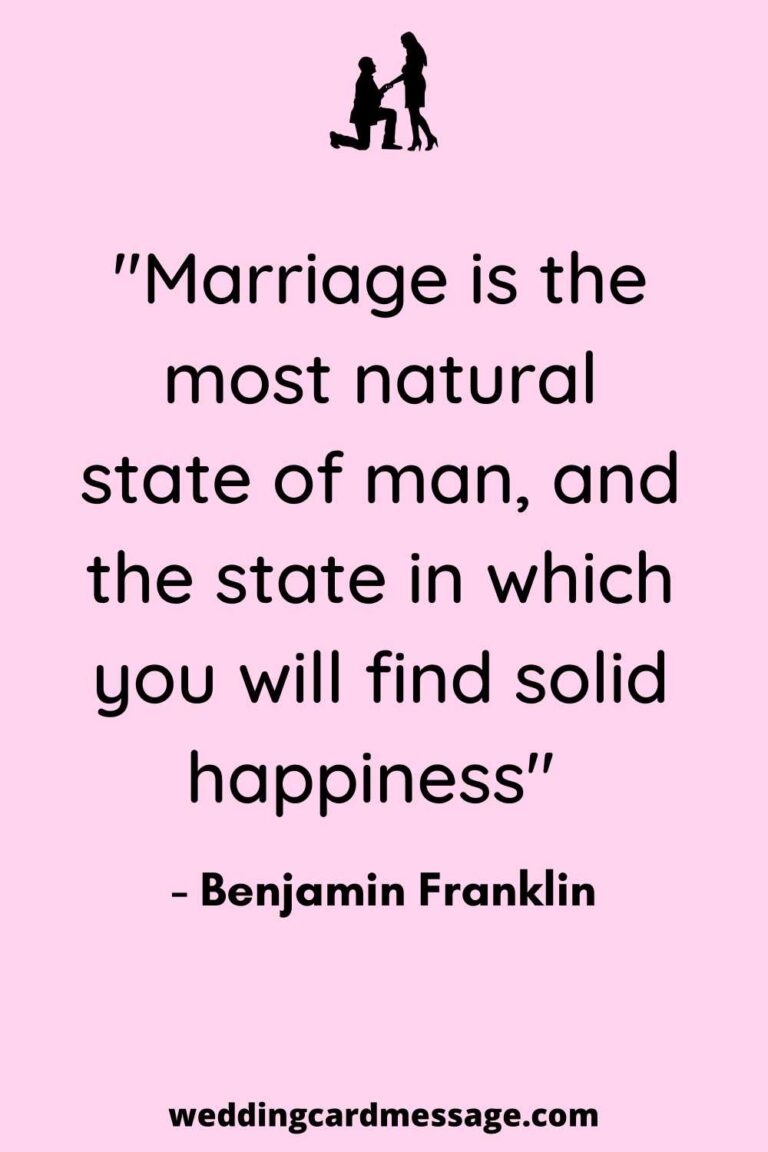 42 Inspirational Quotes about Marriage and Love - Wedding Card Message